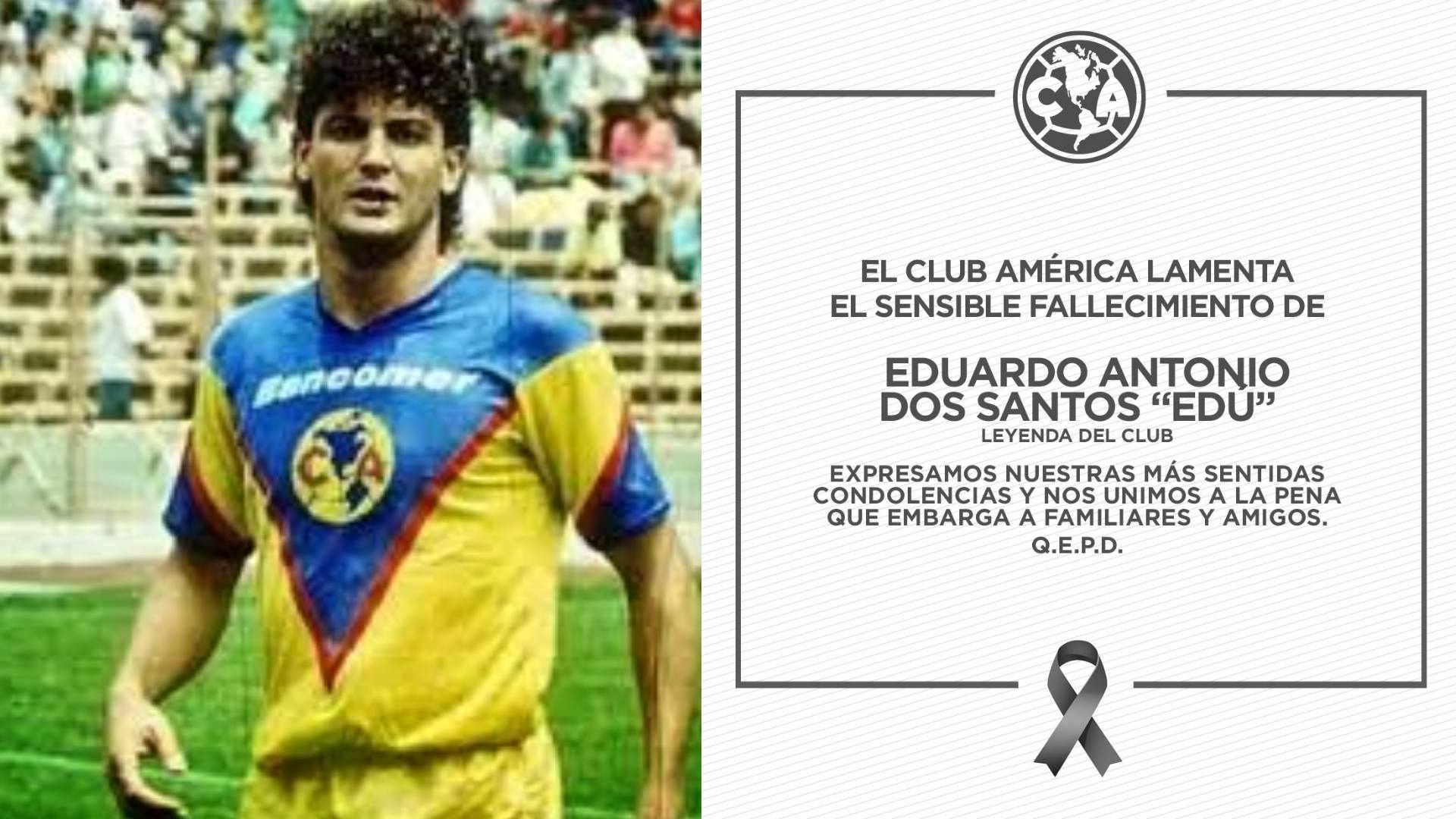 ¿De qué murió Eduardo Antonio Dos Santos “Edú Manga”, leyenda del Club América? | N+